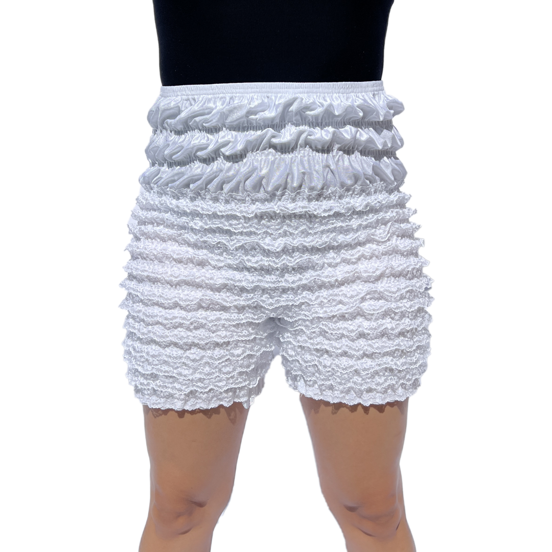 Folkicks Women's Folklorico Dance Bloomers, Pettipant, Calzonera, Lace