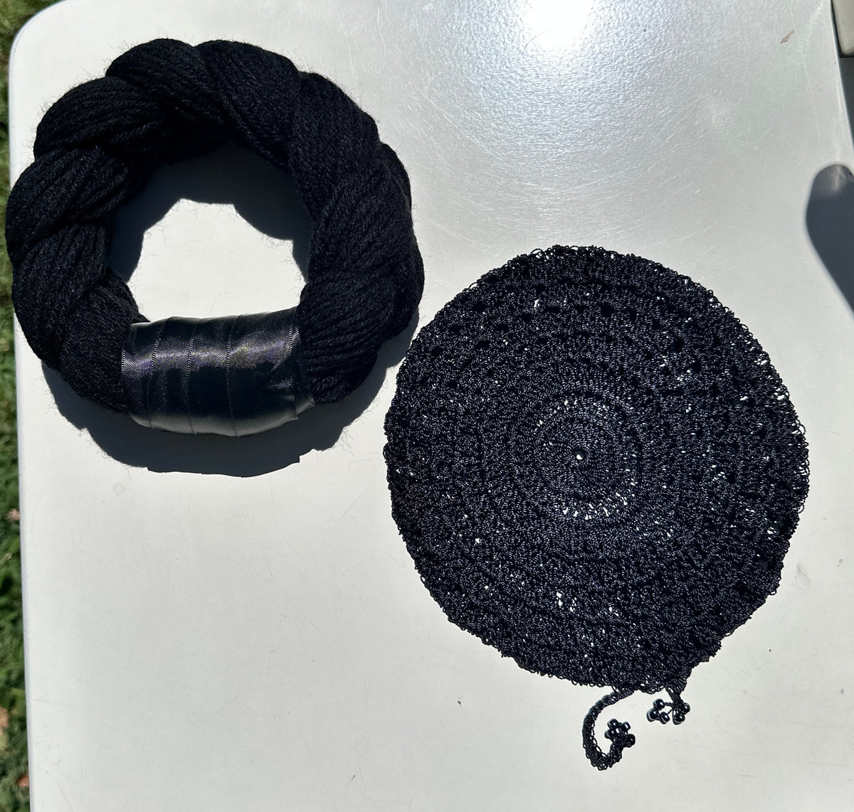 Folkicks Folklorico Hair Net for Base Braid Bun