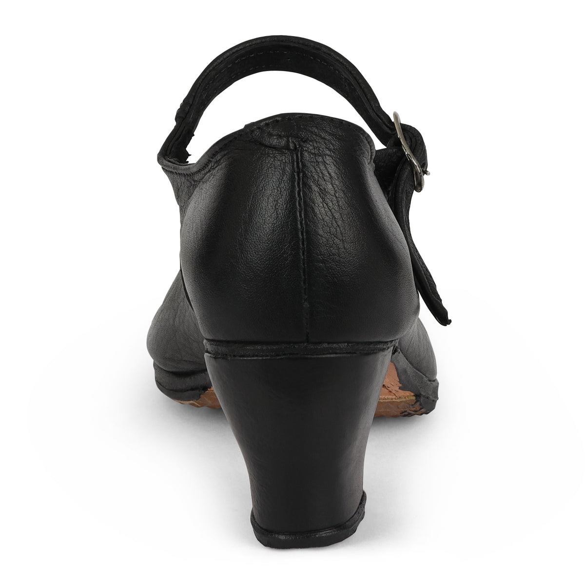 Folkicks Women's Folklorico Shoes with Nails, Leather, 6cm Heel