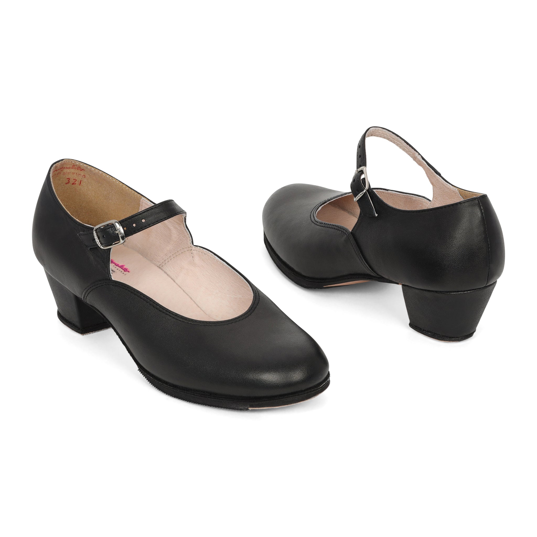 Miguelito 1710 Women's Folklorico Dance Shoes with Nails, Leather, Esp ...