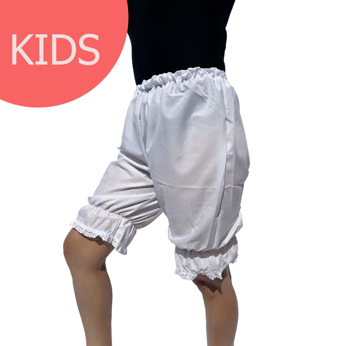 Kakentli Little Kids Folklorico Dance Bloomers, Cotton Lace – Folkicks